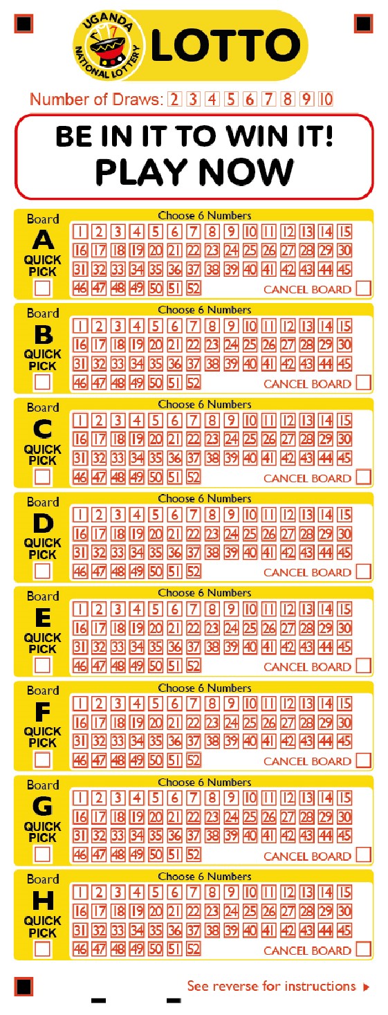 Uganda National Lottery Dream Play Win